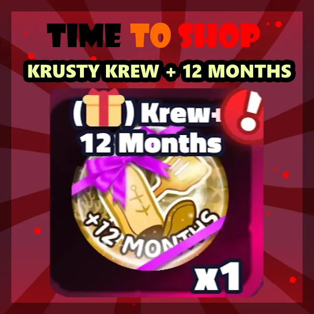 KRUSTY KREW + 12 MONTHS | Spongebob Tower Defense - SpongeBob Tower ...