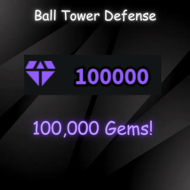 BALL TOWER DEFENSE - 100,000 Gems - Other Game Item - Gameflip