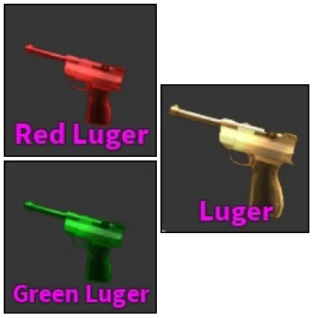 Bundle | MM2 [ 1X LUGER SET ] - Roblox Game Items - Gameflip