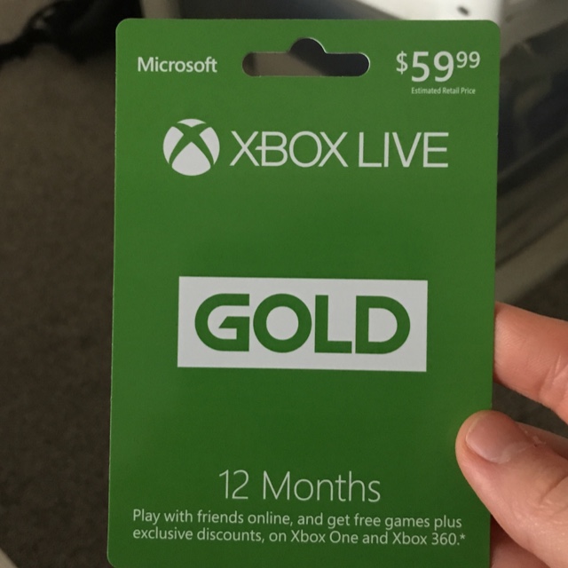 Xbox Live 12 month subscription Xbox Gift Card Gift Cards Gameflip