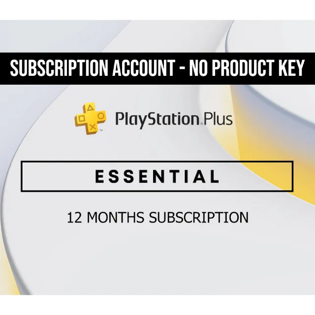PlayStation Plus Essential 12 Months Subscription ACCOUNT - PSN Game ...