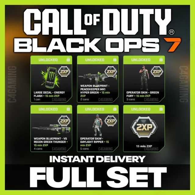 Black Ops 7 - Monster Energy Full Bundle 🚀 Operator Skins - Other Game ...