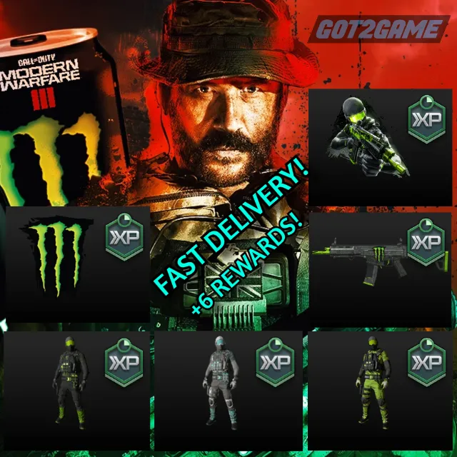 EXCLUSIVE: ALL MW3 x Monster REWARDS - Itens de Jogos - Gameflip