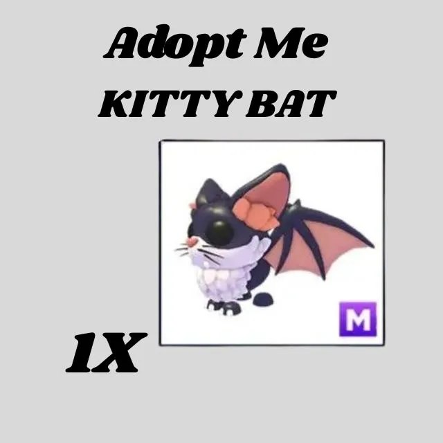 kitty bat MEGA1x - Adopt me - Adopt Me Game Item - Gameflip