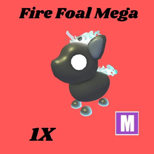 fire foal mega 1x- Adopt me - Adopt Me Game Item - Gameflip