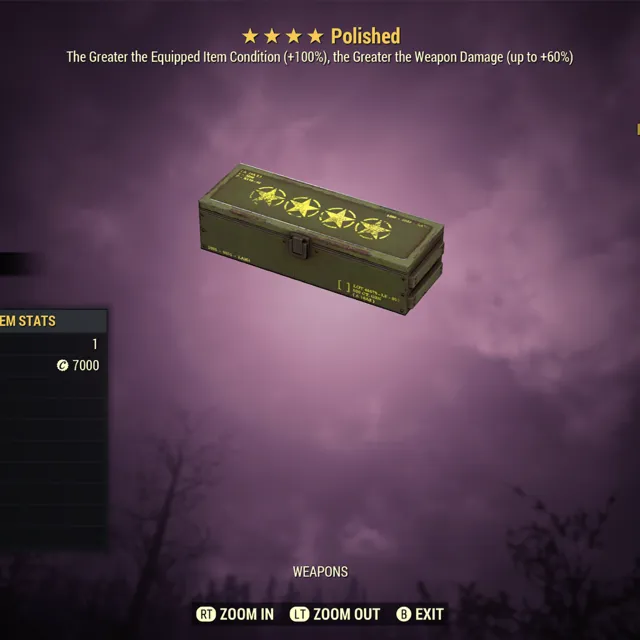Polished Mod - Fallout 76 Game Item - Gameflip