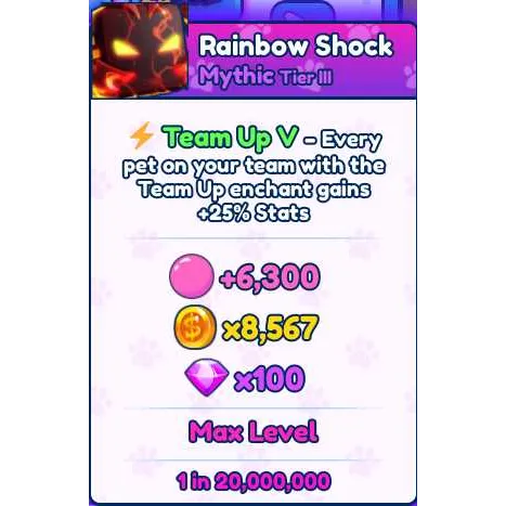 Mythic Rainbow Shock - BGSI - Game Item - Gameflip