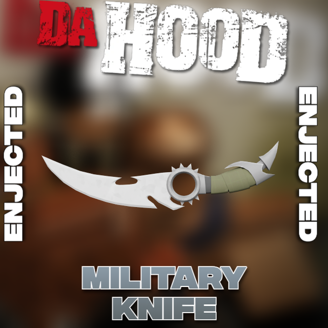 Military Knife - Da Hood - Da Hood Game Items - Gameflip