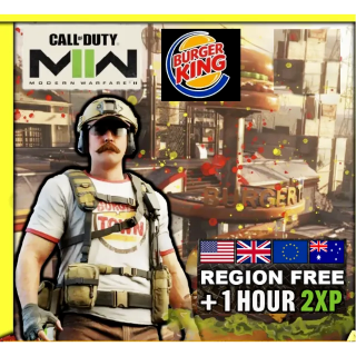 Call of Duty Modern Warfare 2 | Burger Town Operator Skin + 1HR 2XP COD ...