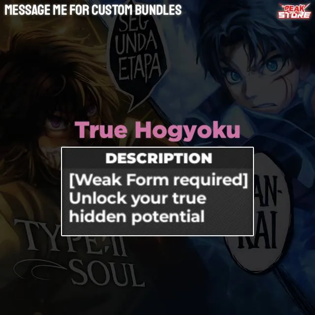 True Hogyoku - TYPE SOUL - Type Soul Game Item - Gameflip