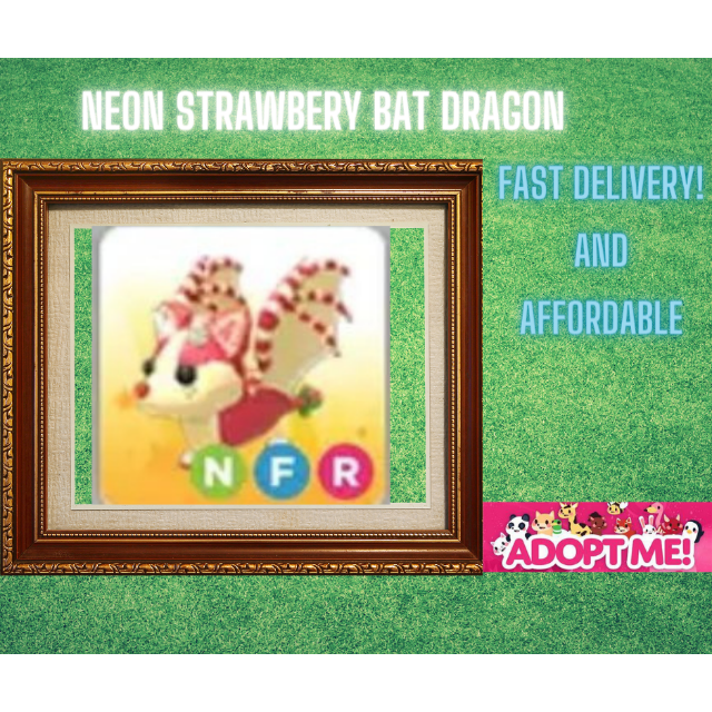 nfr strawberry bat dragon! - Adopt Me Game Items - Gameflip