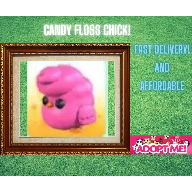CANDY FLOSS CHICK! - Adopt Me Game Items - Gameflip