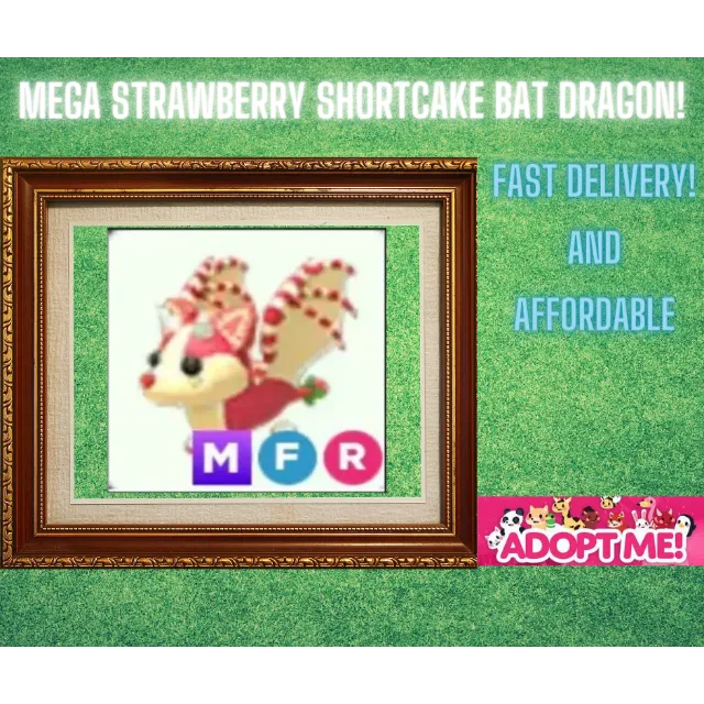 mfr strawberry bat dragon - Adopt Me Game Items - Gameflip