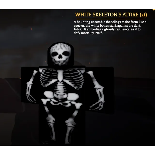 White Skeleton Attire | Attack On Titan Revolution (AOTR) - Attack on ...