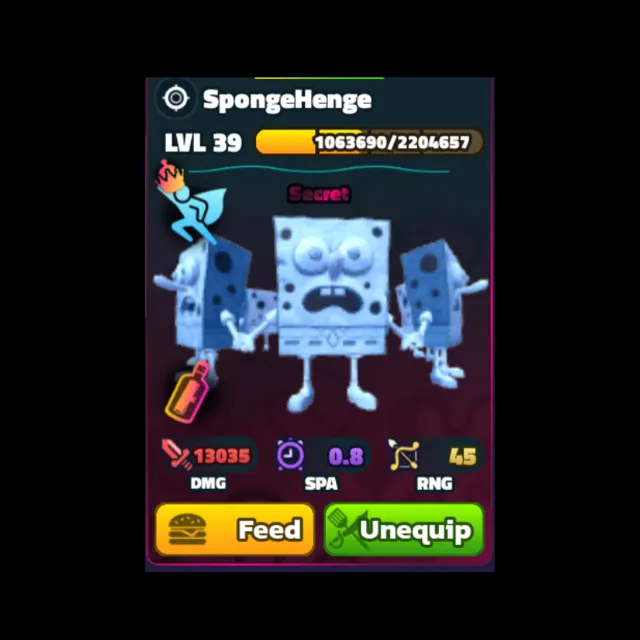 Neptunes crown spongehenge |spongebob tower defense - Game Item - Gameflip