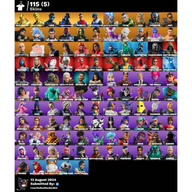 Stacked fortnite acc - Fortnite Game Items - Gameflip