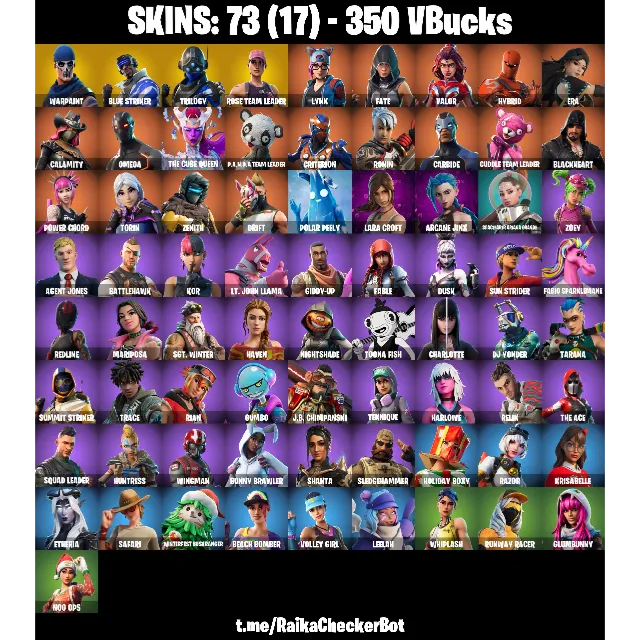 FORTNITE ACCOUNT - 73 skins | OG STW | Blue Striker | Trilogy | Lynx ...