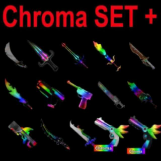 Weapon | MM2 CHROMA SET 15 ITEMS - Game Items - Gameflip