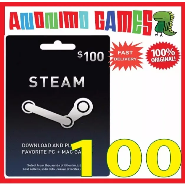 Steam $100.00 Steam 100 Works Worldwide Original ¡All codes are ...
