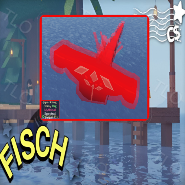 SPARKLING SHINY BIG MYTHICAL SPECTRAL SERPENT | FISCH - Other Game ...