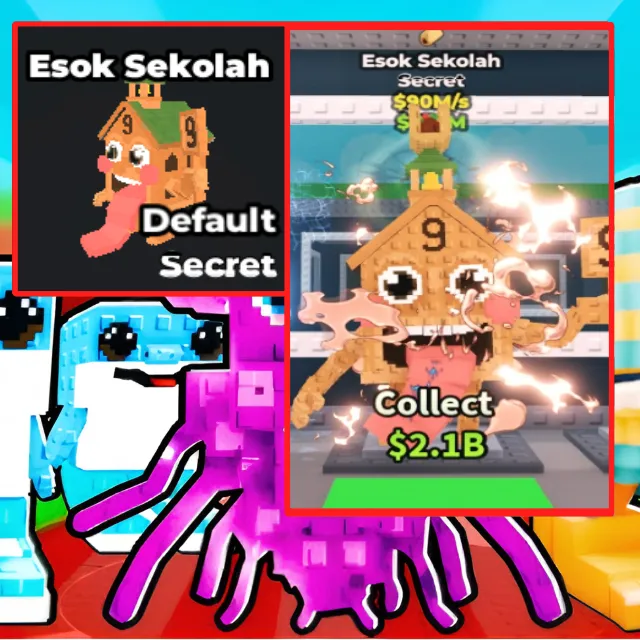 Esok Sekolah 90M/s - Steal a Brainrot Game Item - Gameflip