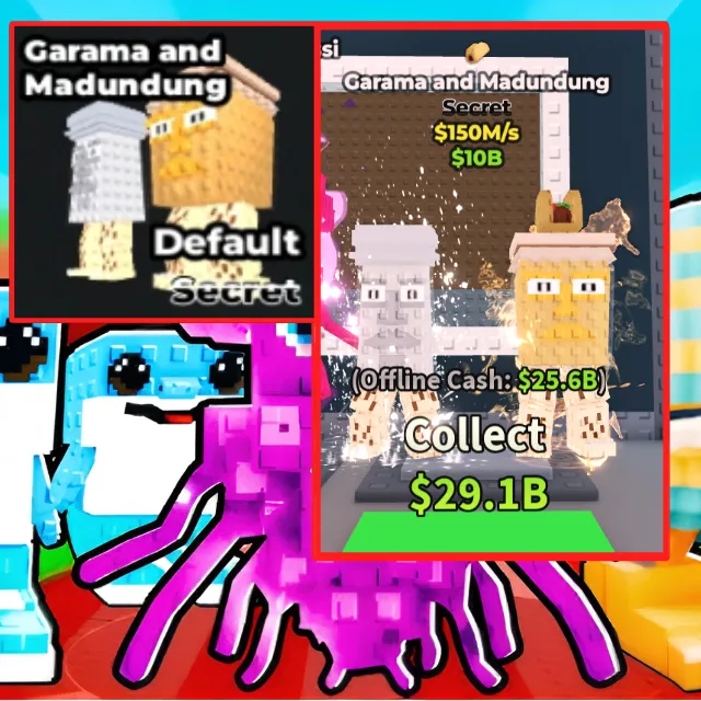 Garama And Madundung 150M/s - Steal a Brainrot Game Item - Gameflip