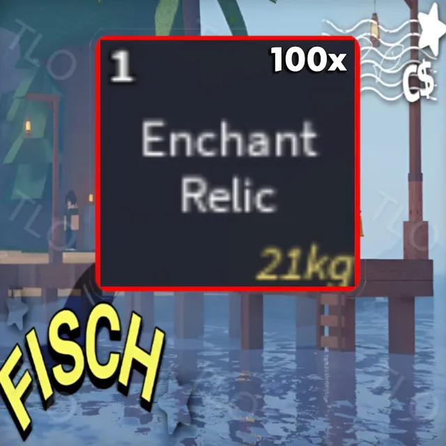 100 ENCHANT RELIC | FISCH - Other ไอเทมเกม - Gameflip
