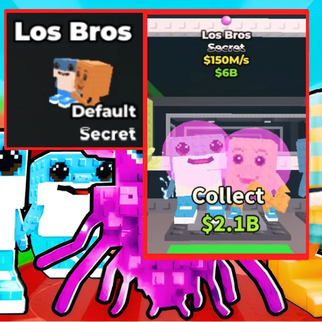 Los Bros 150M/s - Steal a Brainrot Game Item - Gameflip