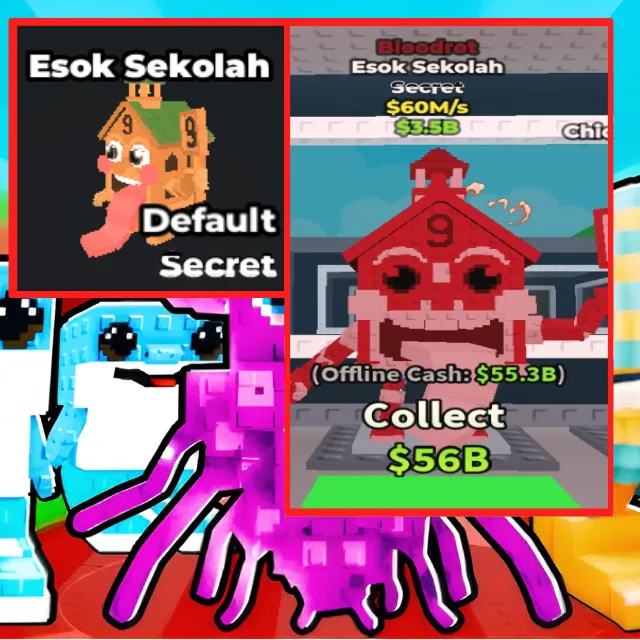 Bloodrot Esok Sekolah - Steal a Brainrot Game Item - Gameflip