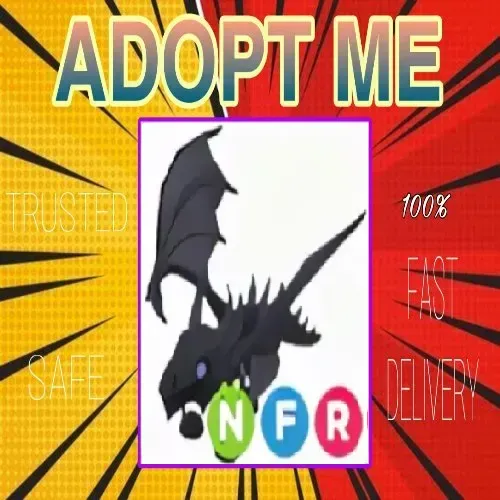 NFR Shadow Dragon - Adopt Me Game Item - Gameflip