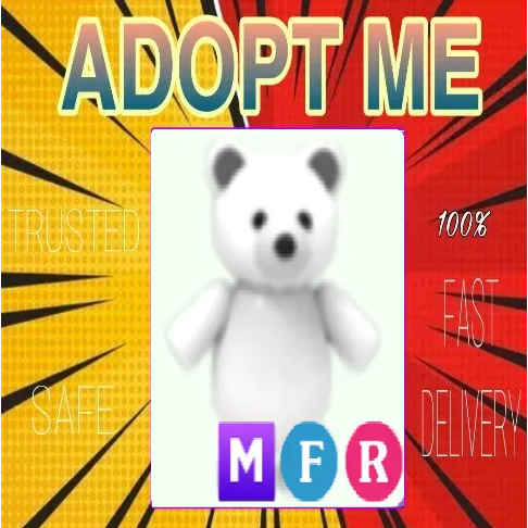 MFR Polar Bear - Adopt Me Game Item - Gameflip