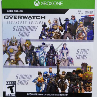 Overwatch Legendary Edition Skins - XBox One Games - Gameflip
