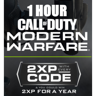 1 Hour of Double XP in CoD Modern Warfare - PS4 Games - Gameflip