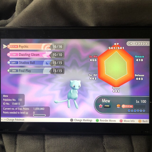 Mew | Shiny Mew - Pokémon: Let's Go Game Item - Gameflip