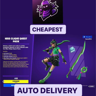 Fortnite - Hiss Clique Quest Pack - XBox One Games - Gameflip