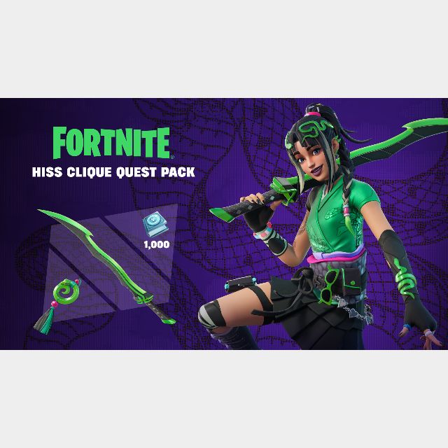 Fortnite - Hiss Clique Quest Pack - XBox One Games - Gameflip