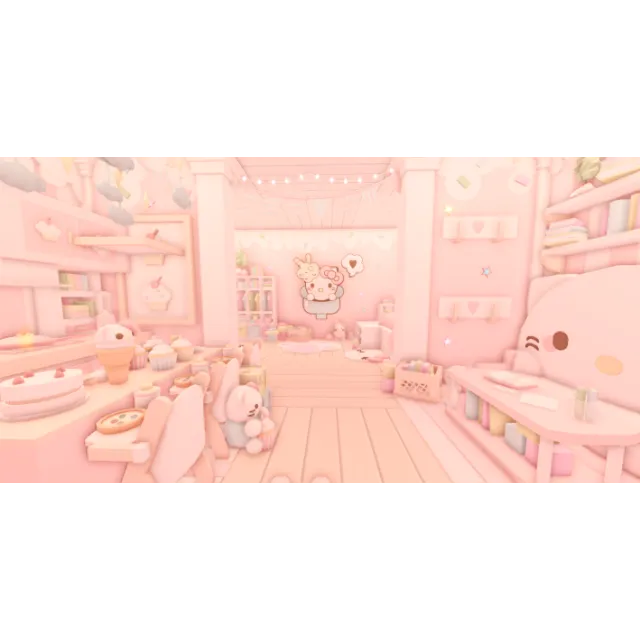 Hello Kitty Cutecore house build - Roblox Game Item - Gameflip