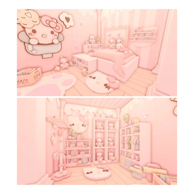 Hello Kitty Cutecore house build - Roblox Game Item - Gameflip