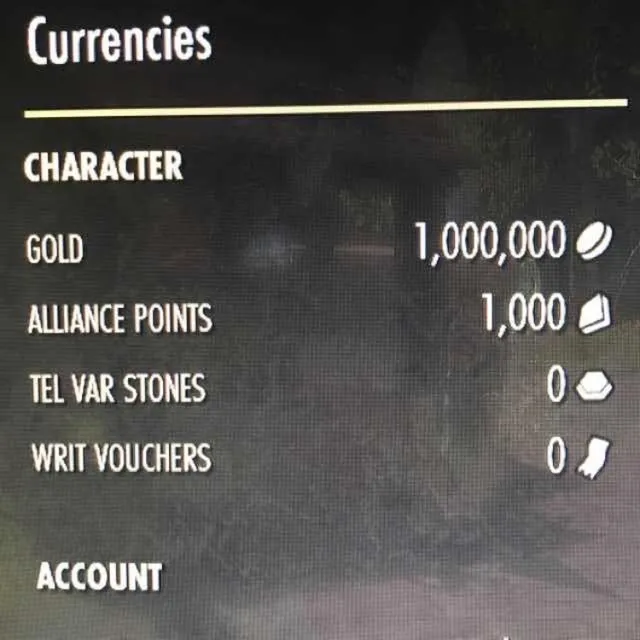 1 million gold elder scrolls online eso - Other Collectible (New ...