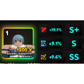 Sayako EVO GOOD STAT - Game Items - Gameflip