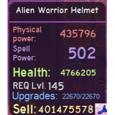 Other | Alien Warrior Helmet - Game Items - Gameflip