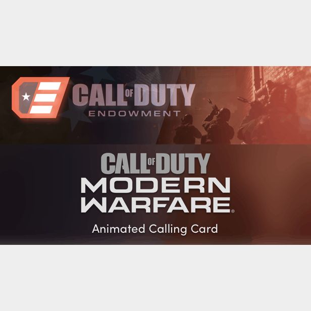 Call of Duty: Modern Warfare Animated Calling Card (EXCLUSIVE) - Other ...