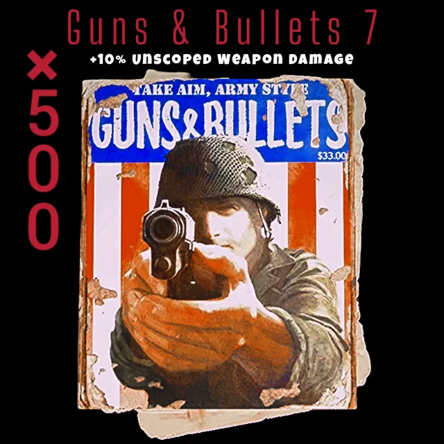 Aid | Guns And Bullets 7 - Fallout 76 Game Items - Gameflip