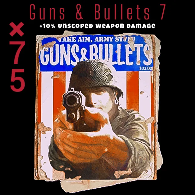 Aid | Guns And Bullets 7 - Fallout 76 Game Items - Gameflip
