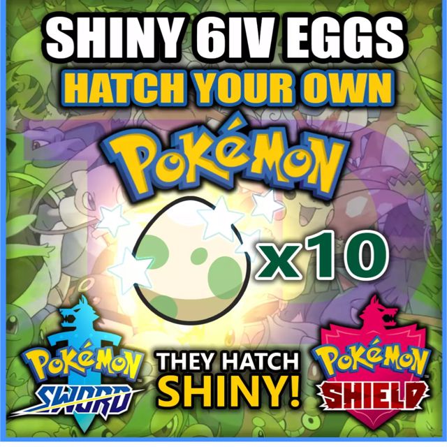 Bundle | ANY 10 SHINY EGGS - Game Items - Gameflip
