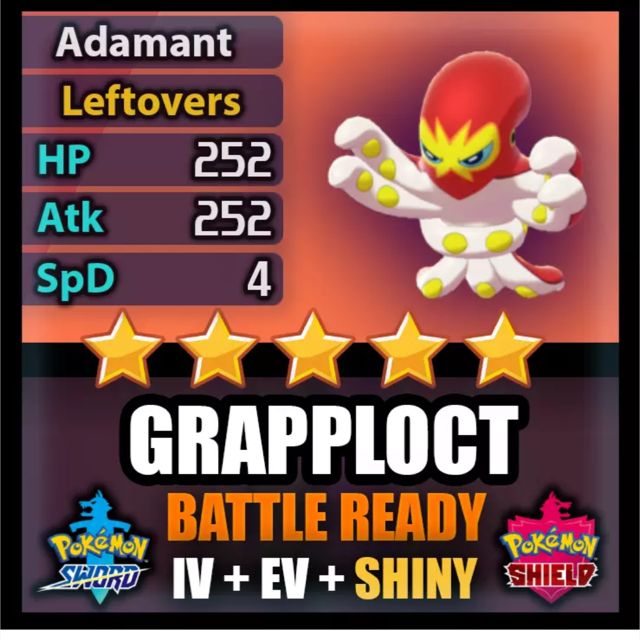 Grapploct | SHINY BATTLE READY - Game Items - Gameflip