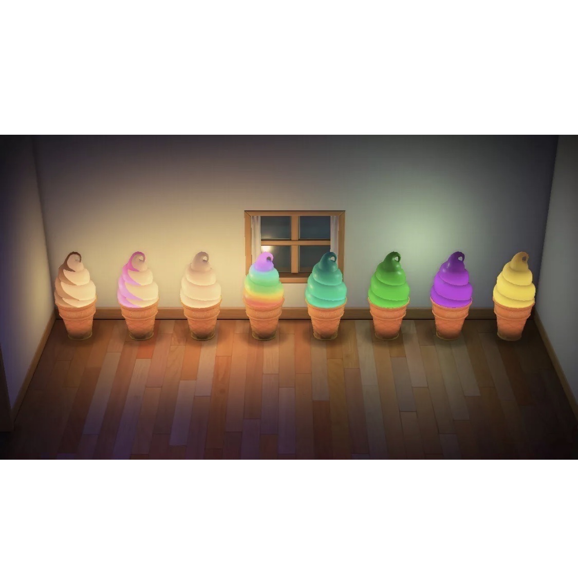 Animal Crossing New Horizons Full Set Soft Serve Lamps Bells Furniture ...