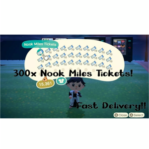 Nook Miles Tickets | 300x - Game Items - Gameflip