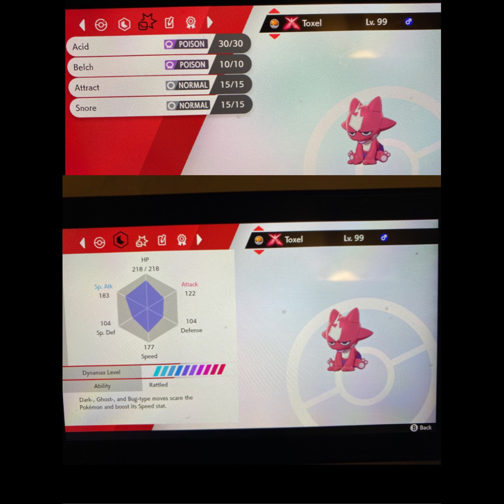 Toxel | Shiny Gmax - Game Items - Gameflip