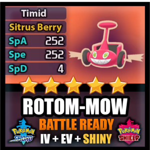 Rotom | SHINY BATTLE READY - Game Items - Gameflip